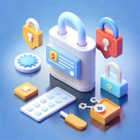 3d Set Of Password Illustrations Forgot Reset Password And Login