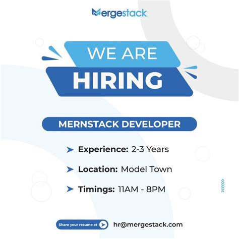 Mergestack On Linkedin Hiring 2024hiring Mernstackdeveloper Aws