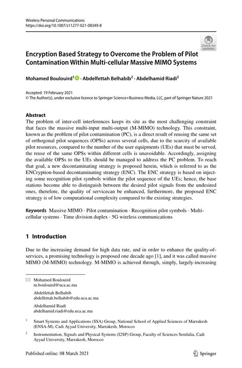 Pdf Encryption Based Strategy To Overcome The Problem Of Pilot
