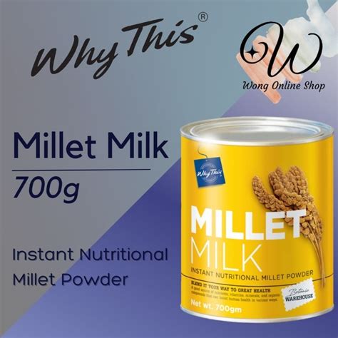Why Thismillet Milk G Shopee Malaysia