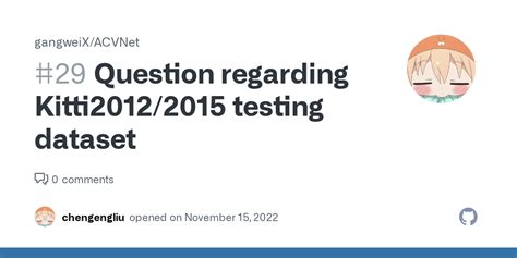 Question Regarding Kitti Testing Dataset Issue