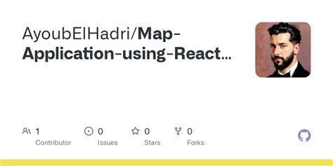 GitHub AyoubElHadri Map Application Using React FrontEnd