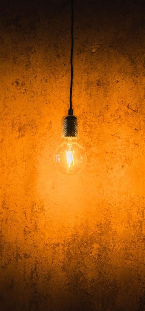 Download Incandescent Bulb Hanging Wallpaper
