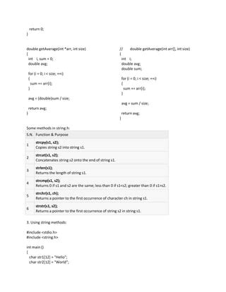 Array Function Pointer Pattern Matching PDF Programming Languages Computing