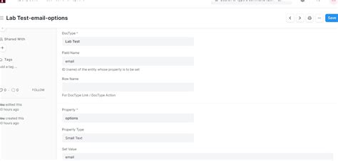 How To Create Notification To Send Auto Email To Patient For Lab Test Healthcare Frappe Forum