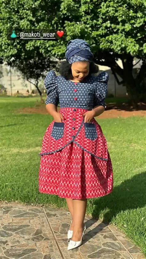Tiktok · Khibafriday In 2024 Pedi Traditional Attire Shweshwe