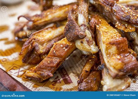 A Crispy Xinjiang Grilled Lamb Chops Stock Image Image Of Produce