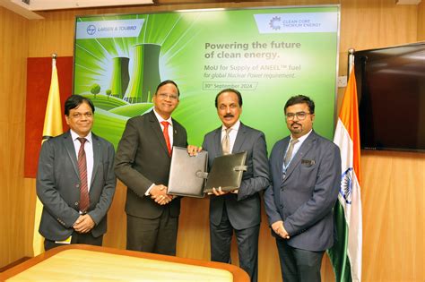 Larsen And Toubro And Clean Core Thorium Energy Announce Strategic