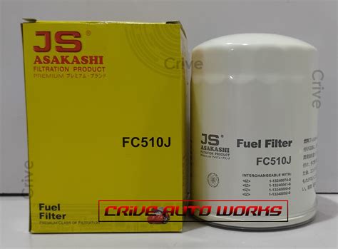 Js Asakashi Fc 510j Fuel Filter For Isuzu [6bd1 6bg1 6ha1 6sa1