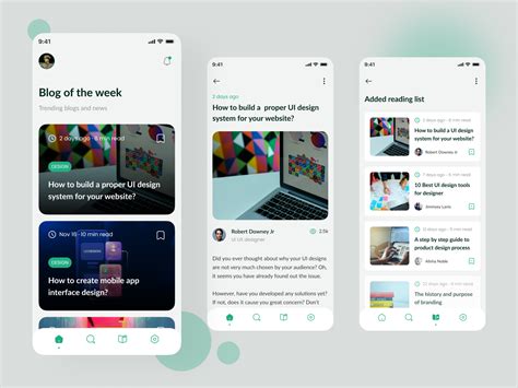 Blogging App Ui Design By Jahidul Anik On Dribbble