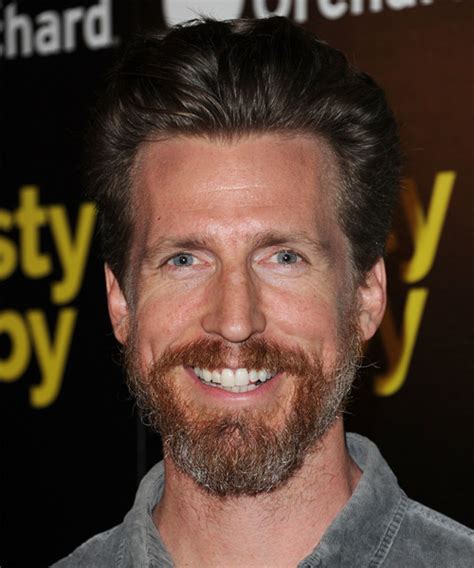 Josh Meyers Short Straight Dark Brunette Hairstyle
