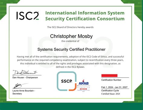 Christopher M On Linkedin Isc2 Sscp Cissp Certification
