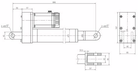 Stewart Motion Platform PT Actuator