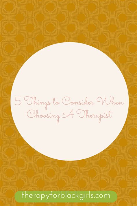 Questions To Ask Before Choosing A Therapist — Therapy For Black Girls