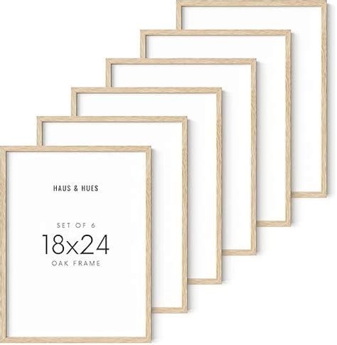 Haus And Hues Set Of 6 Picture Frames 18 X 24 Beige