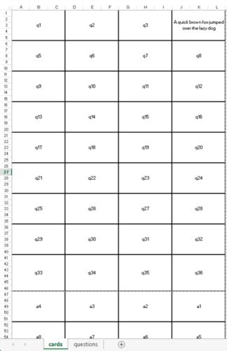 Create And Print Physical Flash Cards With This Microsoft Excel