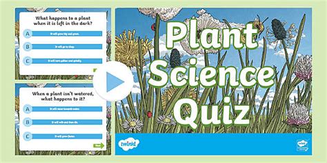 Plants Quiz PowerPoint Science Quiz Teacher Made