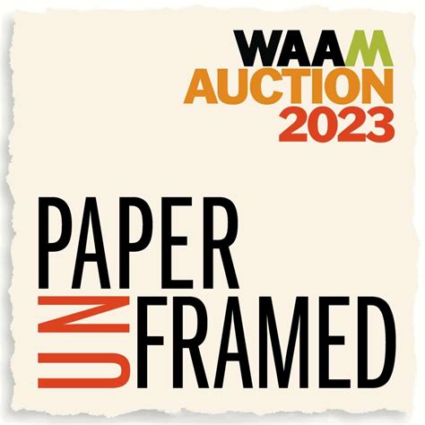 Paper Unframed Benefit Art Auction Woodstock Artists Association