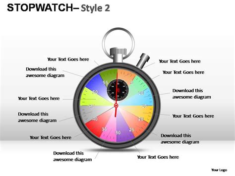 Stopwatch Style 2 Powerpoint Presentation Slides Template Presentation Sample Of Ppt