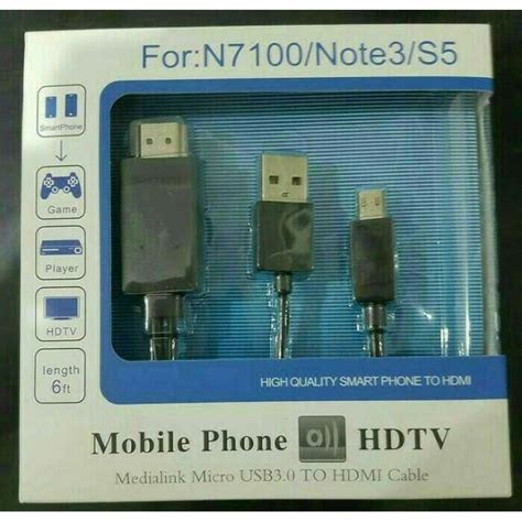 Jual Kabel Usb Converter Hp Ke Televisi Kabel Hdmi 11 Dan 5 Pin Hdtv