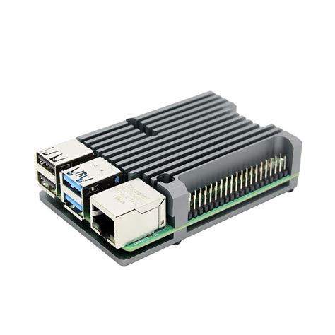 Heat Sink Case For Raspberry Pi 4 Gray Kamami On Line Store