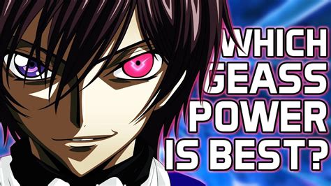 Which Geass Power Is Best Code Geass Youtube