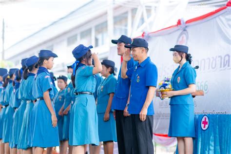 พิธีเข้าประจำหมู่สมาชิกยุวกาชาด