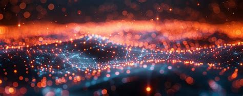 Premium Photo Digital Network Background Geometric