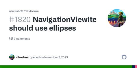 Navigationviewitems Should Use Ellipses · Issue 1820 · Microsoftdevhome · Github