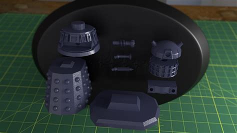 3d File Modular Dalek Miniature Kit・3d Printable Design To Download・cults