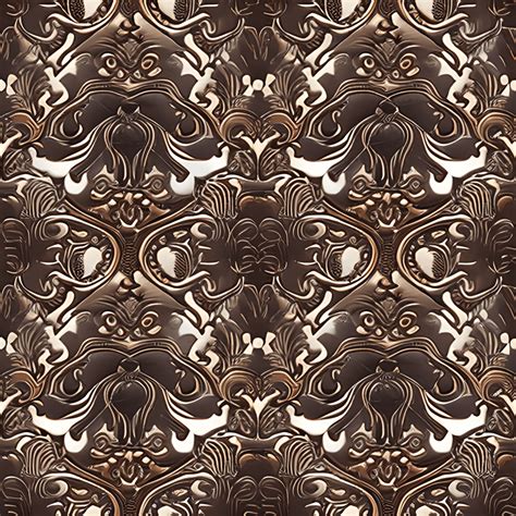 Western Tooled Leather Seamless Background Creative Fabrica