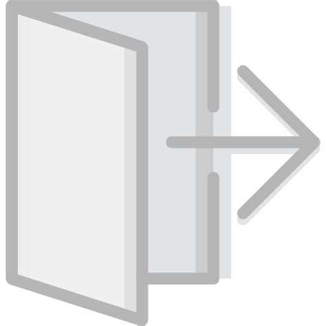 Exit Generic Grey Icon