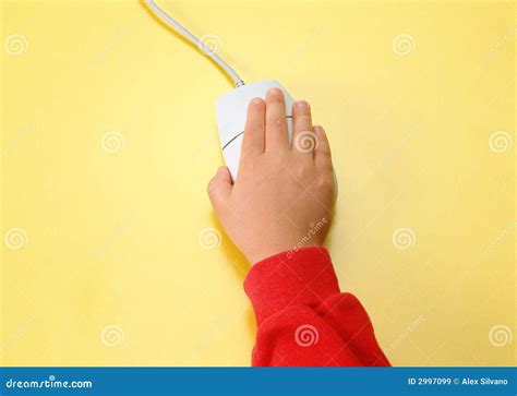 Hand On Mouse Stock Image 17871127