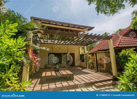 Luxury Beautiful Cottage On The Beach Located At The Tropical Island