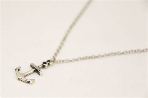 Anchor Necklace For Men Groomsmen T Mens Necklace Etsy