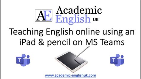 Ipad And Pencil On Microsoft Teams Youtube