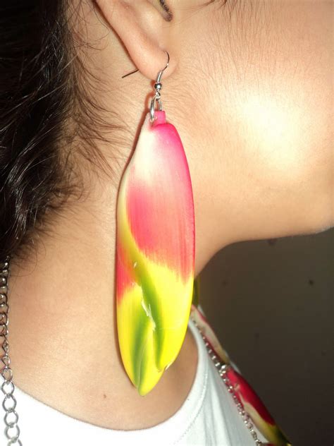 Manualidades Carly Collar Y Aretes Con Flores Naturales