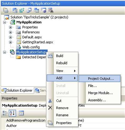 ScottGu S Blog Tip Trick Creating Packaged ASP NET Setup Programs