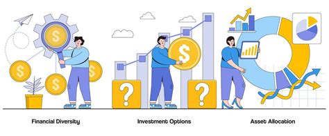 Financial Diversity Investment Options Asset Allocation Concept With