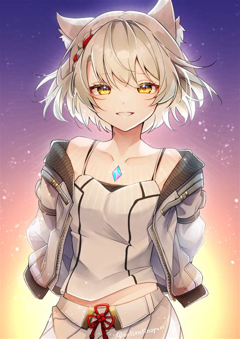 Safebooru 1girl Absurdres Animal Ears Camisole Cat Ears Cat Girl