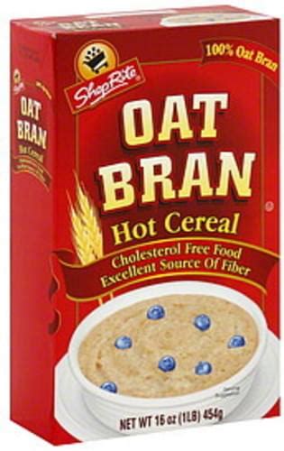 Shoprite Oat Bran Hot Cereal 16 Oz Nutrition Information Innit