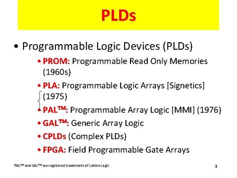 Lecture Topics Programmable Logic Devices Plds Proms