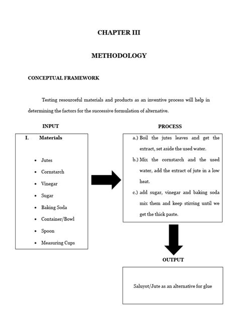 Methodology Draft Pdf Spoon Water