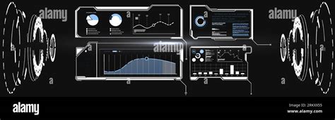 Sky Fi Digital Hi Tech Collection In HUD Style Magic Circle Teleport