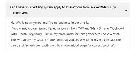Fertility Set To While On Birth Control Technical Support Wickedwhims Loverslab