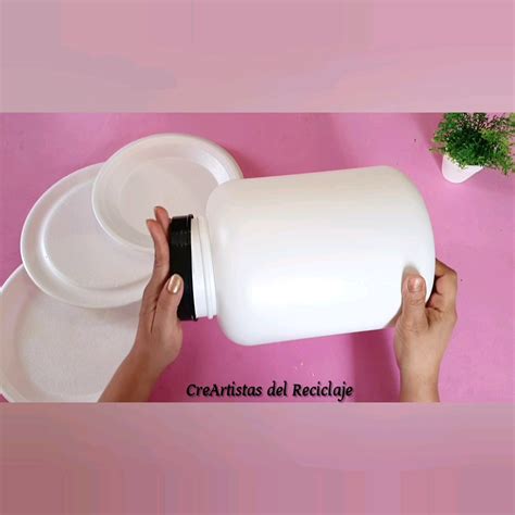 De Lujo Reutiliza Platos Descartables Y Envase Plástico Y Crea ésto