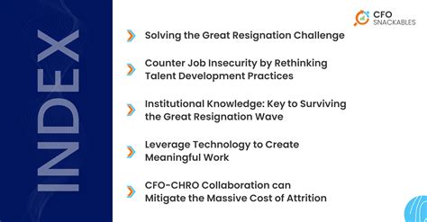 Great Resignation How Cfos Can Combat Employee Turnover Insights