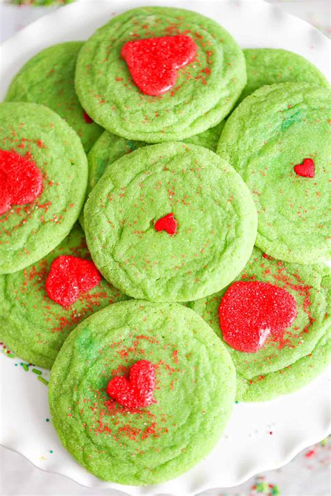 Grinch Sugar Cookies The Baking Chocolatess