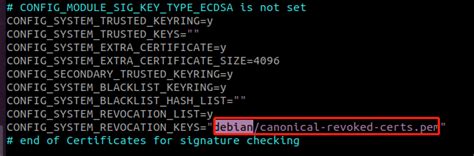 编译内核报错—— 没有规则可制作目标“debiancanonical Revoked Certspem”，由“certsx509