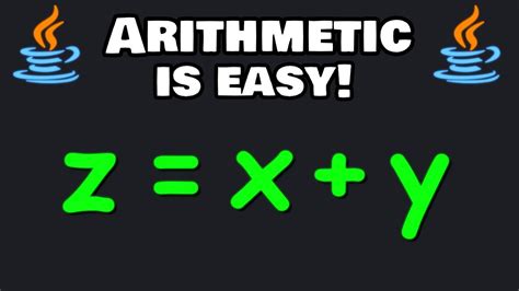 Java Arithmetic Is Easy 🧮 Youtube